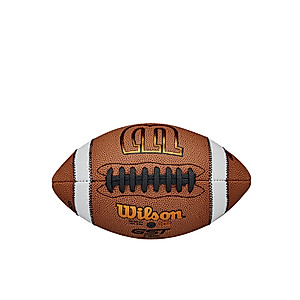 Wilson GST Composite Football - PeeWee Size, Tan