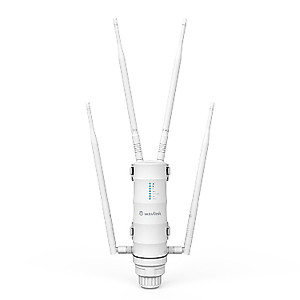 WAVLINK AC1200 Outdoor WiFi Extender Long Range WiFi Extender, Dual Band 2.4GHz+5GHz Weatherproof Outdoor Access Point with PoE Powered and Gigabit Ethernet, Supports Mesh Extender, AP, Repeater Mode