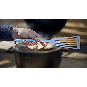14.5'' Ultimate Nonstick Fish Spatula, TOADFISH, Stainless Steel Metal Spatula, Slotted Turner Perfect for Cooking Seafood on the Grill or Kitchen
