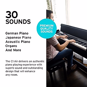 Korg, 88-Key Digital Pianos-Home (C1AIRWBK)