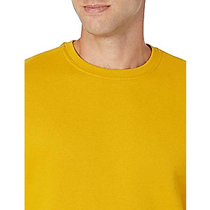 Amazon Essentials Men's Fleece Crewneck Sweatshirt (Available in Big & Tall), Gold, Medium