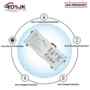 RDSJK AA-PBUN4NP PBUN4NP Laptop Battery for Samsung ATIV Book 9 Pro NP940Z5J NP940Z5L NP940Z5L-X01US NP940Z5L-X03US NP940Z5L-S03US Series AAPBUN4NP BA43-00374A 4ICP6/60/80 15.2V 57Wh
