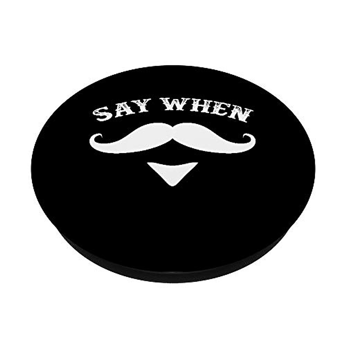 Say When Western Doc Holiday With Mustache PopSockets PopGrip: Swappable Grip for Phones & Tablets