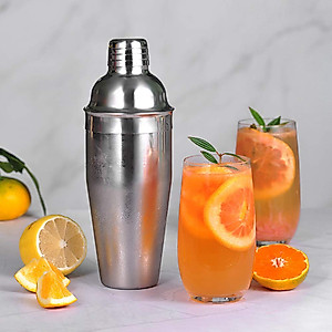 Etens Cocktail Shakers Set, Bundle Martini Shaker Boston Shaker for Bar Bartending, Stainless Steel Drink Mixer Bartender Weighted Shaking Tins