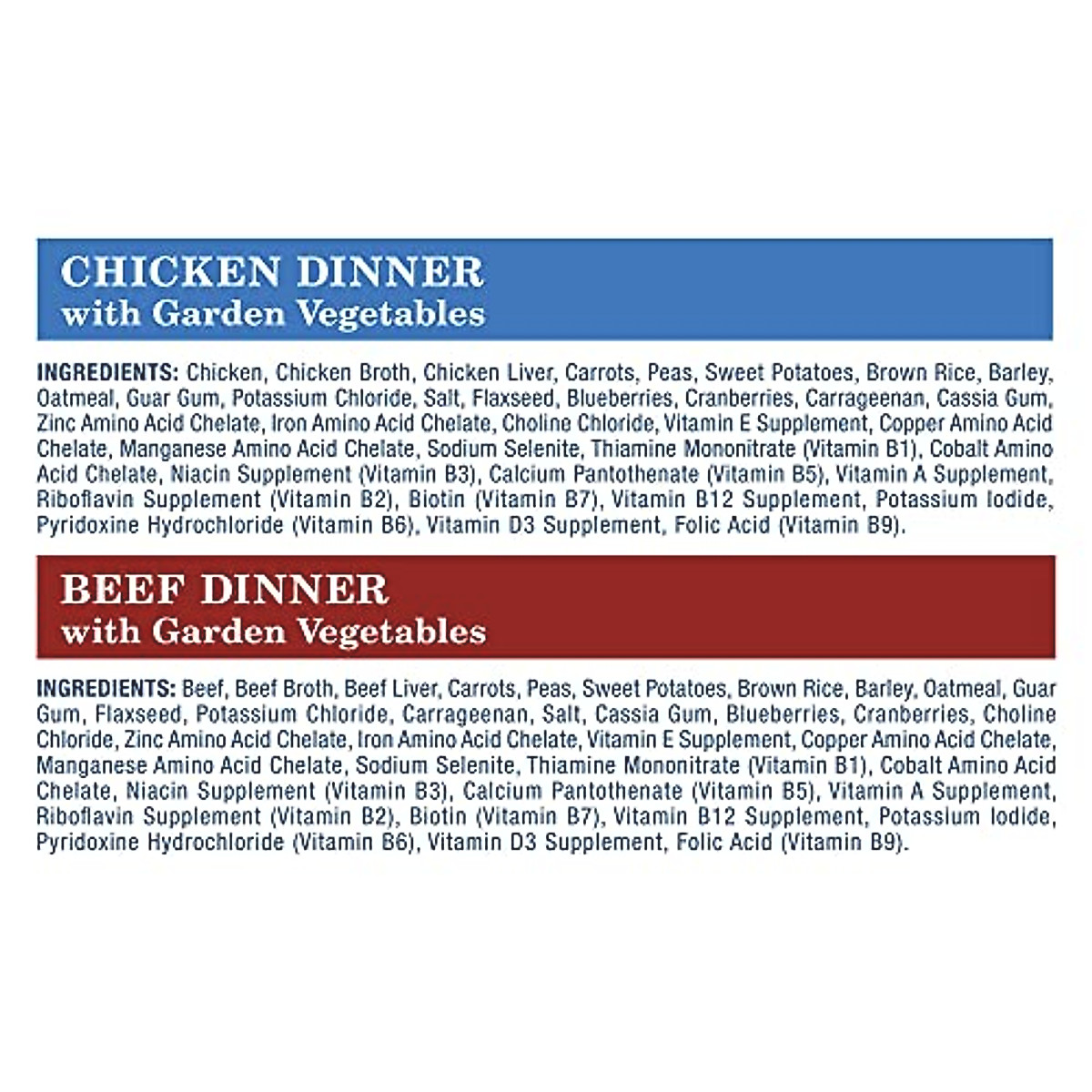 Blue Buffalo Homestyle Recipe Chicken & Beef Pate Wet Dog Food Variety Pack for Adult Dogs, Whole Grain, 12.5 oz. Cans (6 Pack)