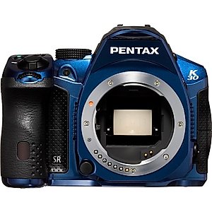 Pentax K-30 Weather-Sealed 16 MP CMOS Digital SLR (Blue, Body Only)