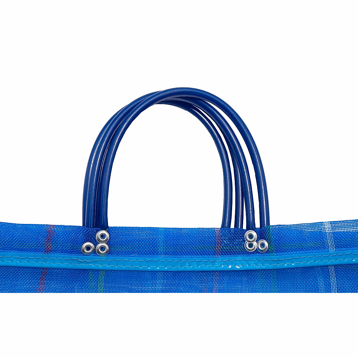 La Sol Imports Large Mercado Mexican Bags Tote Reusable Colorful Durable Mesh Grocery Bag 20 x 22 in Plus 5 in Handle (3 Piece 20 in)