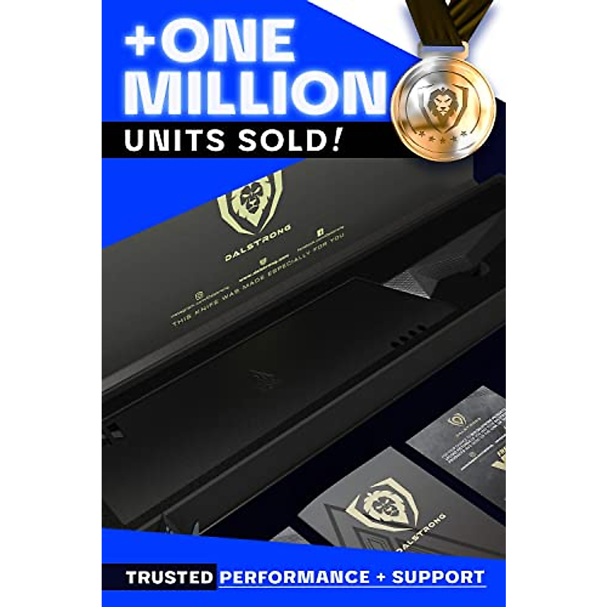 DALSTRONG BBQ Pitmaster & Meat Knife - 9 inch - Shadow Black Series - Black Titanium Nitride Coated - High Carbon - 7CR17MOV-X Vacuum Treated Steel - Razor Sharp Kitchen Knife - Sheath - NSF Certified