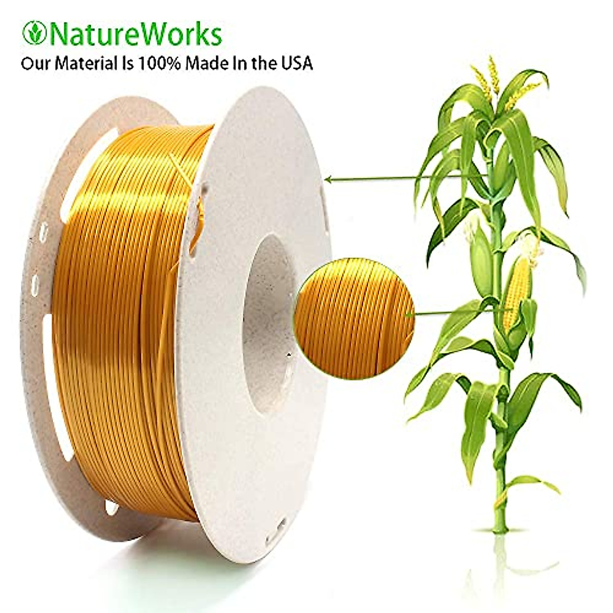 Reprapper 5 Color Bundles Silk PLA Filament for 3D Printer & 3D Pen 1.75 mm (± 0.03 mm) 2.2 lbs (1 kg), Silky Shiny Shine 3D Printing Materials