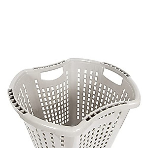 Homeplace - Heavy Duty Deluxe Garden Basket, Laundry Basket, 1 Bushel Basket, Made In USA (Tan)