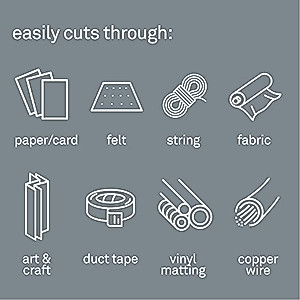 Slice 10546 Ceramic Scissor Wide Finger Loops for Larger Hands, 1 Pack