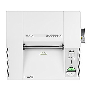 ideal. 2604 Cross-Cut Centralized Office Shredder with Automatic Oiler, Continuous Operation, 23 to 25 Sheet Feed Capacity, 26 gal Bin, Shred Staples/Paper Clips/Credit Cards/CDs/DVDs, P-4 Security
