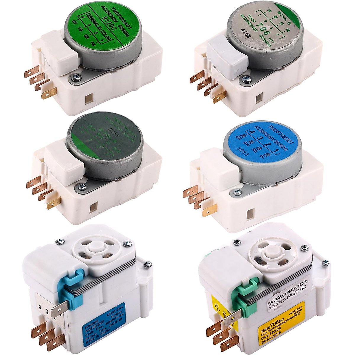 Efficient Refrigerator Defrost Timer, TMDF603AD1/TMDF704ED1/TMDF706CD1/TMDE802ZC1/TMDF702ZD1/TMDE706SC Defrosting Kitchenware Refrigerator Defrost Timer (TMDE706SC)