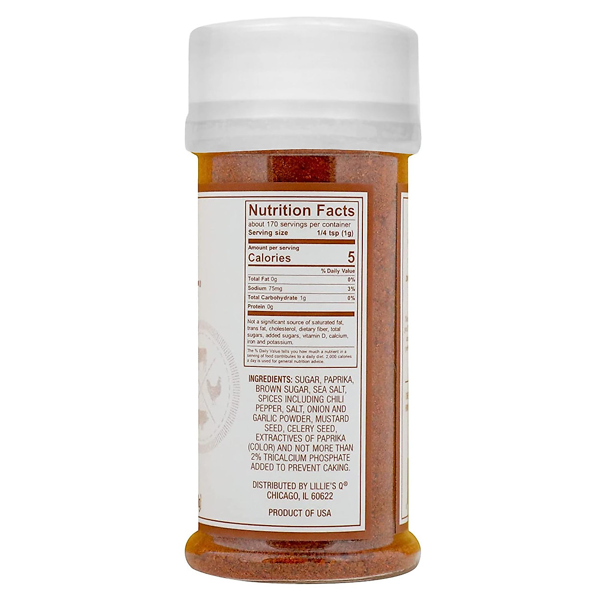 Lillie’s Q - Carolina Dirt BBQ Rub, Sugar-Based BBQ Rub, Traditional Carolina Barbeque Rub, Sweetened Blend of Southern Spices, Perfect Barbeque Seasoning for Ribs, Pork, & Fries (6 oz)