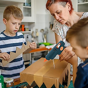 Hot Glue Gun Full Size, 60W/100W Hot Glue Gun kit with 28pcs Glue Sticks,90s Fast Preheating Gluegun,Melting Glue Gun Set for Crafts School DIY Arts Home Quick Repairs