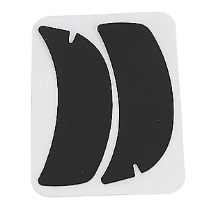 Eyelash Extension Patches, Notch Eyelash Extension Under Eye Gel Pads 10 Pairs Soft for Salon (Black)