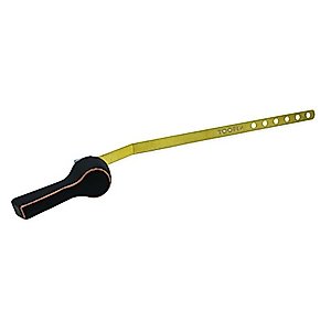 Universal Offset Decorative Front, Side, Corner, or Angle Mount Toilet Tank Flush Trip Lever Handle with Metal Nut, Fits Most Toilets (Oil Rubbed Bronze)