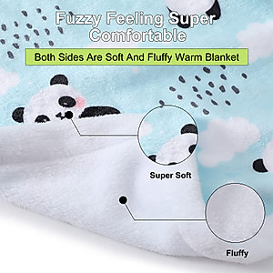 chifave Bear Blanket, 50"x 60" Kids Throw Blankets Super Soft Fluffy Comfortable Flannel Fleece Couch Bed Premium Polyester Children Cute Cartoon Wild Bears Blanket for All Season