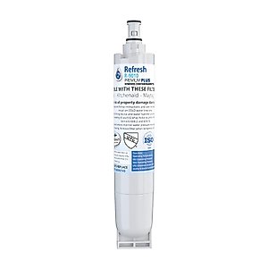 Refresh NSF-53 Replacement Refrigerator Water Filter Compatible with Kenmore 46-9010, 469010, 9010, 46-9085, 9085, AQUACREST AQF-4396508, Aquafresh WF285 and IcePure RFC0500A (1 Pack)