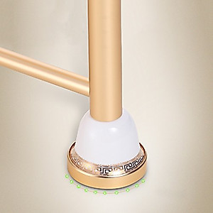 OMOONS European-Style Aluminum-Magnesium Alloy Towel Rack Wall Mounted Bathroom Fittings Towel Shelf/Gold