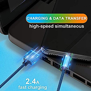 [Apple MFi Certified] 6 Pack iPhone Charger, 2.9/2.9/6/6/10/10 FT WZK USB Lightning Cable Compatible iPhone 14 13 12 11 Pro Max XR XS X and More