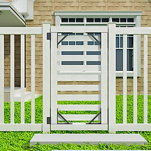 JUBEST Heavy Duty Gate Corner Brace Bracket, Anti Sag Gate Kit Adjustable Gate Hardware for Wooden Fence, Driveway, Corral Gates, Wood Windows(Door Not Include)