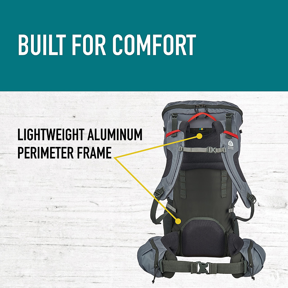 Sierra Designs Flex Trail 40L-60L Wild Dove/Peat