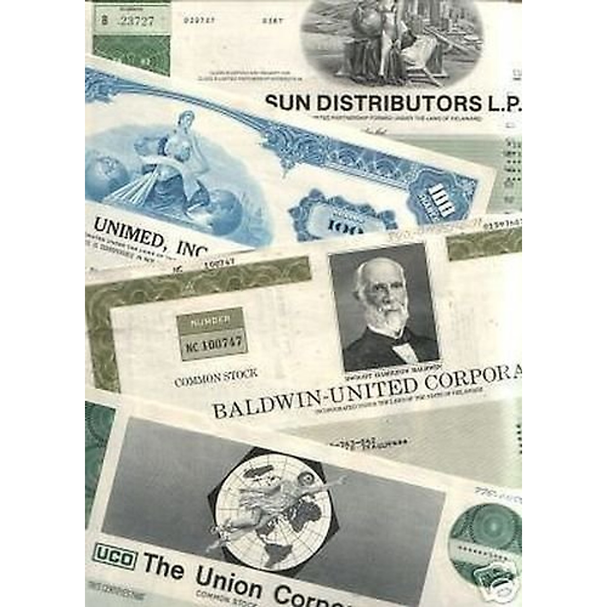 AMAZON SPECIAL!! 50 DIFFERENT RARE ORIGINAL VINTAGE US STOCK CERTIFICATES @ 50c!!! MANY BIG NAMES! LOWEST PRICE on EARTH!! BUY 2 LOTS GET 100 DIFFERENT with REDUCED SHIPPING!!!