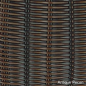 International Caravan Furniture Piece Resin Wicker Indoor/Outdoor Rocker