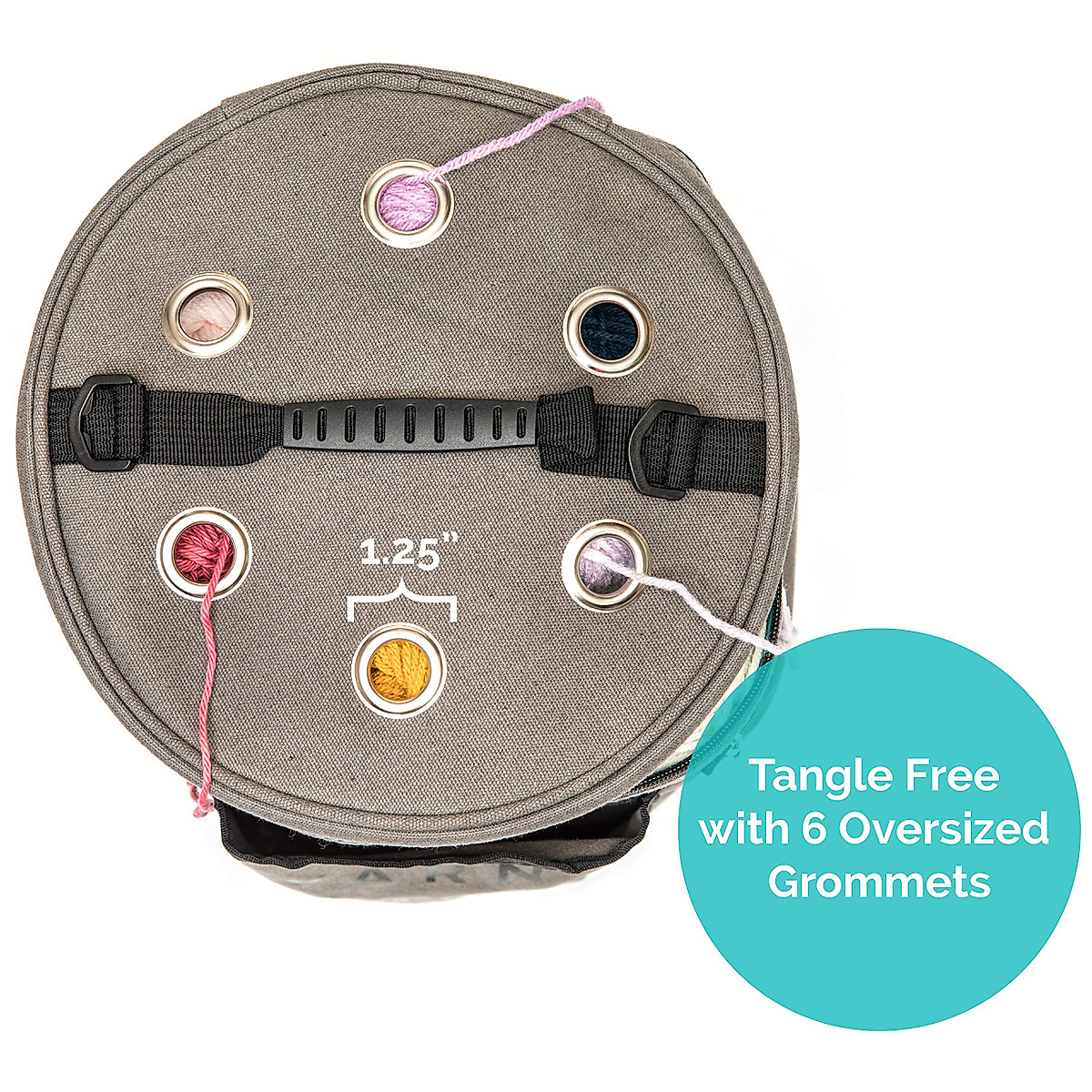 Yarn Boss Yarn Bag - Travel with Yarn & Knitting Supplies - Yarn Storage to Organize Multiple Projects and Keep Your Yarn Safe and Clean - Knitting and Crochet Supplies Yarn Holder