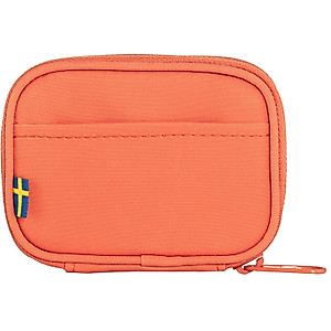 Fjällräven Kanken Card Wallet for Men, and Women - Zippered Compartment with Interior Coin Pocket, Exterior Sleeve, and Durable Design Korall One Size One Size