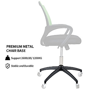 Skelang Office Chair Base 28 Inches, Desk Chair Base Part with Reinforced Metal Leg, Gaming Chair Bottom Replacement, 2645Lbs Load Capacity