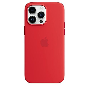 Apple iPhone 14 Pro Max Silicone Case with MagSafe - (Product) RED