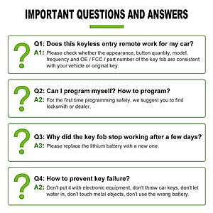 SCITOO 2pcs 5 Buttons Flip Key Fob Shell Replacement Remote Key Fob CASE 2010-2017 for Chevrolet Camaro for Buick Regal for GMC Terrain FCC OHT01060512