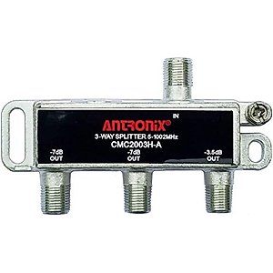 Antronix CMC2003H-A 3-Way Horizontal Splitter -3.5dB -7dB 5-1002 MHz High Performance for Coax Cable TV & Internet