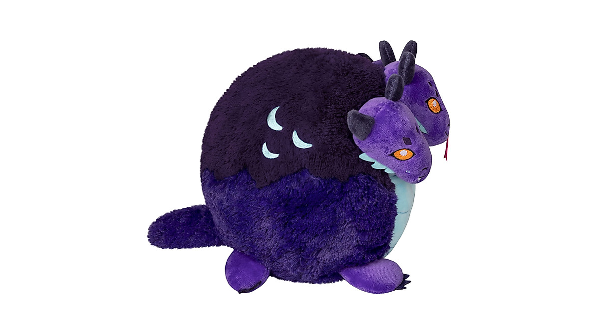 Squishable Mini Hydra Plush - Cute Red Multi-Headed Toy