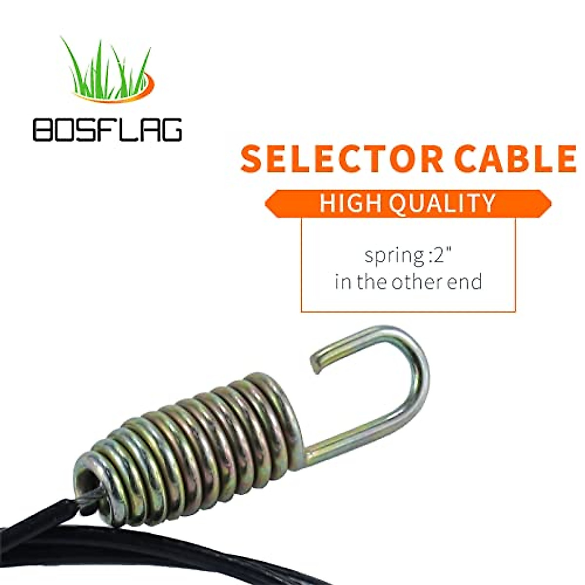 BOSFLAG 946-04230b Auger Cable Replaces MTD 946-04230b, 746-04230 Cable, 746-04230a, 946-04230b, 946 04230b, 746 04230, 746 04230a, 946 04230b Cable for MTD SB624, SB626, SB628, SB630 Snowblowers