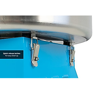 VIVO Blue Electric Commercial Cotton Candy Machine, Candy Floss Maker with Cart CANDY-V002B