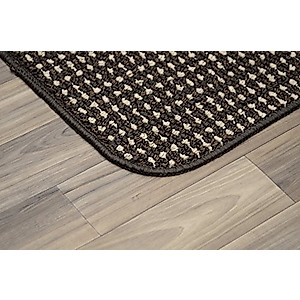 Garland Rug Berber Colorations Kitchen Slice Rug, 18-Inch by 30-Inch, Mocha