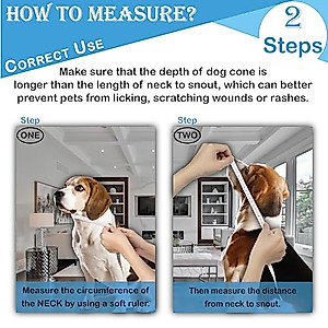 Superior Strong Oxford Cotton Lining Adjustable Buckle Pet Friendly Waterproof Secure Fit Soft & Protective Dog Cone Collar for Grooming, After Surgery Recovery, Rashes Protection (Extra Large), Gray