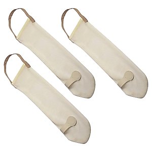 NATEFEMIN 3PCS Onion Garlic Hanging Organizer Holder Storage Kitchen Wall Bags Net 11.5 * 45CM Accessory