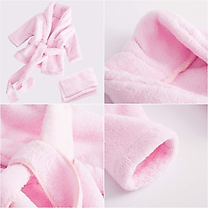SPOKKI Newborn Photography Props Baby Girl 5 PCS Bathrobes Bath Towel Outfit with Slippers Cucumber Photo Props for Infant Boys Girls(0-6 Months)