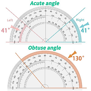 Geometry Set Maths Compasses for Students with Compasses Protractor in Carry Case, Pink