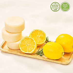 Zero Waste Natural Dish Soap Bar (Pack of 3 Bars) - Solid Vegan Dishwashing Block - Cold Processed, Eco Friendly Plastic Free Packaging with Sustainable Organic Ingredients for Kitchen