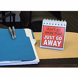 Trainers Warehouse Deskmate - Office Desk Accessories, Desk Signs, Funny Office Gifts | 24 Signs to Discourage (or Invite) Distractions in an Open Office or WFH Setting, ‎4.25 x 1 x 0.39 inches