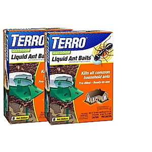 Terro Outdoor Liquid Ant Baits 6 Bait Stations Pack of 2