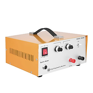 Gdrasuya10 600W 80A Pulse Spot Welder Jewelry Spot Welding Machine with Foot Pedal Control, Spot Welder Welding Machine Gold Silver Jewelry Spot Fast Welding Tool Earring Welding Machine