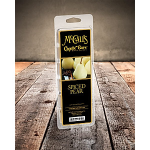 McCall's Candle Bars | Spiced Pear | Highly Scented & Long Lasting | Premium Wax & Fragrance | Made in The USA | 5.5 oz