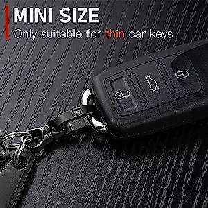 FEGVE Titanium Key Chain Rings with 2 Stainless Steel Key Rings, Mini carabiner Key holder Small Quick release Connecting Keychain Accessories for Home Car Keys bag pendant