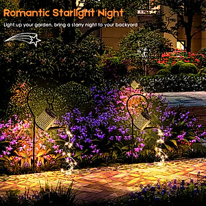 Cullaby Solar Garden Lights Outdoor Solar Powered Waterproof - Lifetime Replacement - Decorative Kettle Art Light Waterproof IP55 with Installed Light String